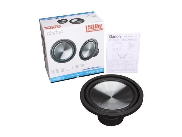 Clarion 12" 1500W Car Subwoofer - Newegg.com