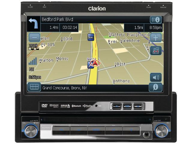 Clarion DVD Multimedia Station With Built-in Navigation & 7 ...