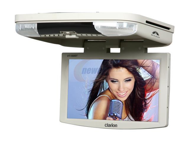 Refurbished: Clarion 10.2" Wide Screen LCD Overhead Color Monitor w/DVD ...