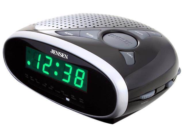 Jensen Am Fm Dual Alarm Clock Radio Jcr 175