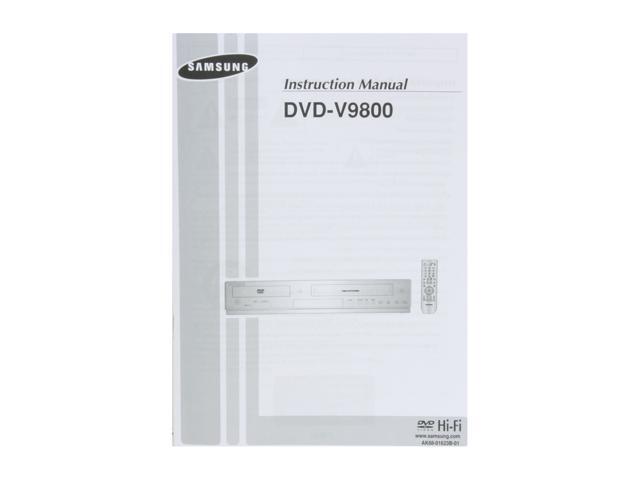 SAMSUNG DVD Player & VCR Combo DVD-V9800 - Newegg.com