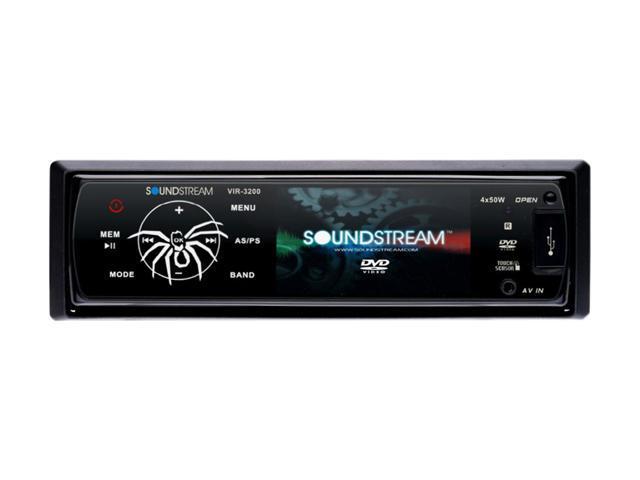 SOUNDSTREAM Single Din A/V Source Unit w/ Detachable 3.2" LCD - Newegg.com
