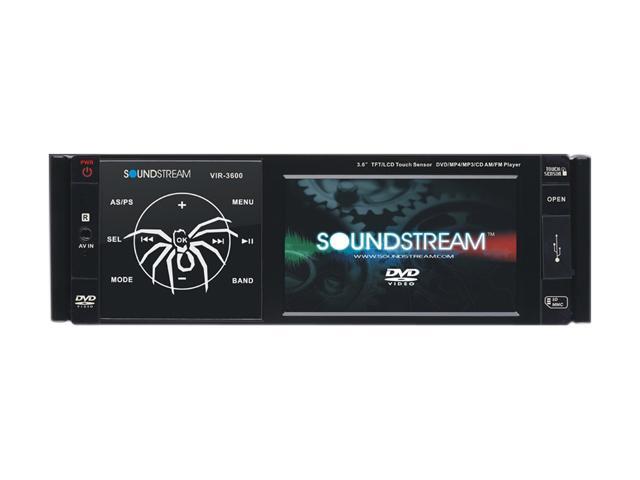 SOUNDSTREAM Single Din A/V Source Unit w/ Detachable 3.6" LCD - Newegg.com
