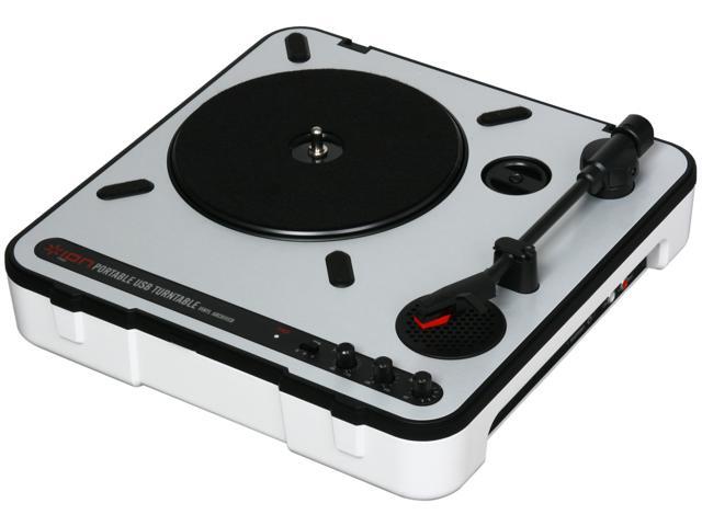 ION iPTUSB Portable Vinyl-Archiving Turntable - Newegg.com