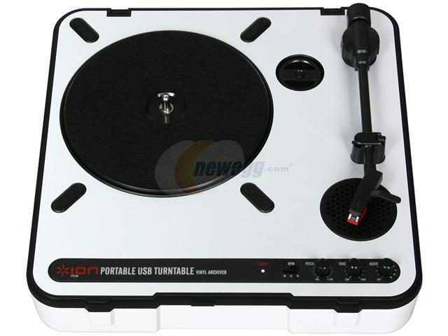ION iPTUSB Portable Vinyl-Archiving Turntable - Newegg.com