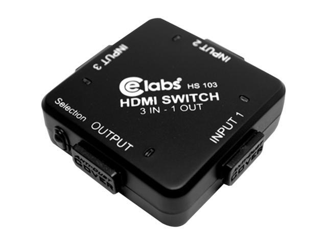 CABLE ELECTRONICS HS103 3-in 1-out Auto HDMI Switcher - Newegg.com