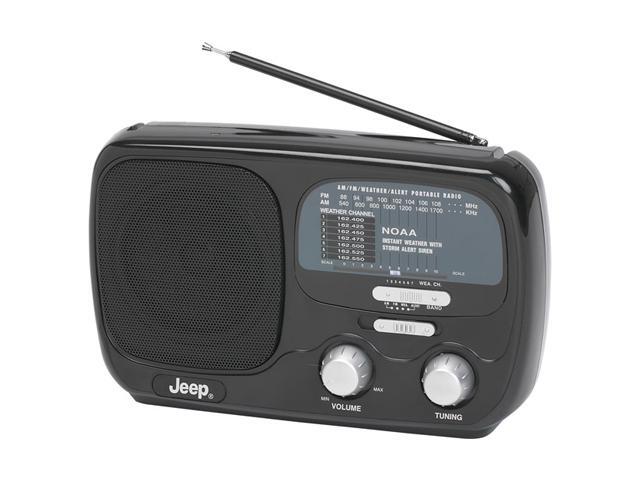 Jeep JX-PR6 Portable AM/FM/NOAA Weather Alert Radio - Newegg.com