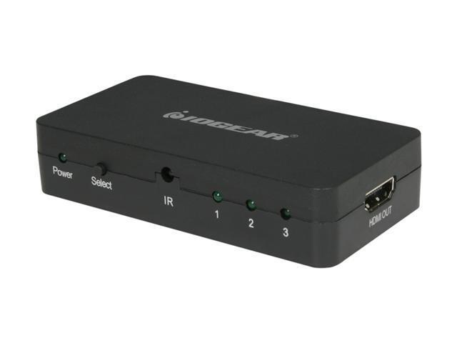 IOGEAR - 3-Port HDMI Switch w/ Remote (GHDSW3) - Newegg.com