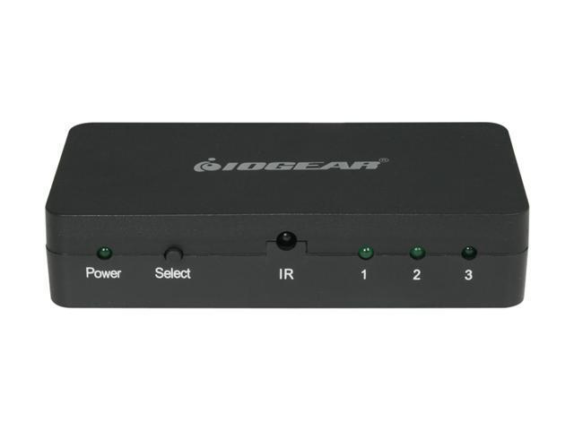 IOGEAR - 3-Port HDMI Switch w/ Remote (GHDSW3) - Newegg.com