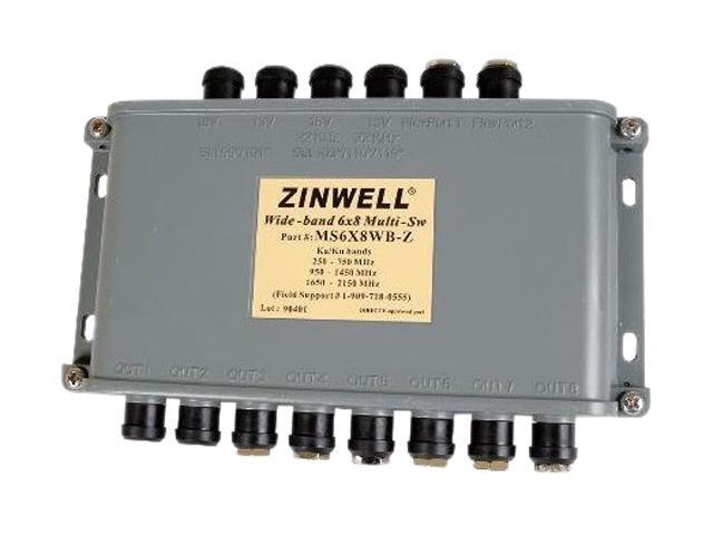 Zinwell MS6X8WB DIRECTV Approved Wideband Multiswitch - Newegg.com