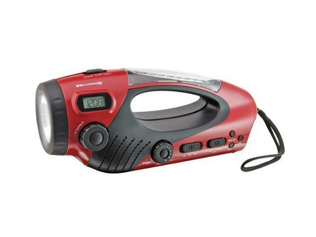 WEATHER-X Weatherband Radio Flashlight with Lantern WF308B - Newegg.com