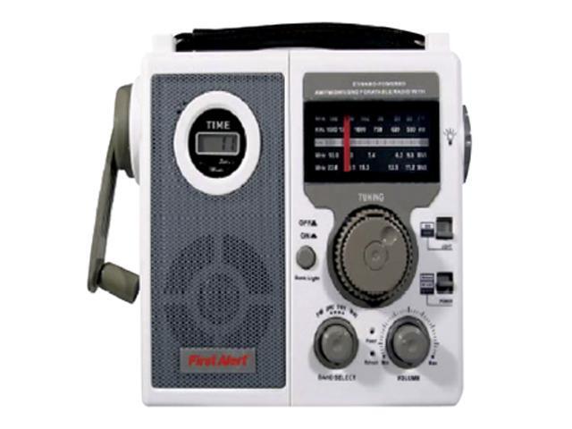 First Alert CR-100 Crank Radio with 3-Way Power - Newegg.com