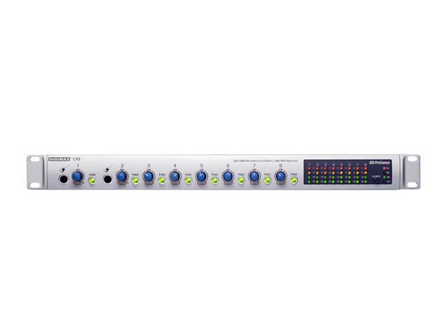 PreSonus DigiMax D8 8-Channel Preamplifier with 24-bit ADAT Digital ...