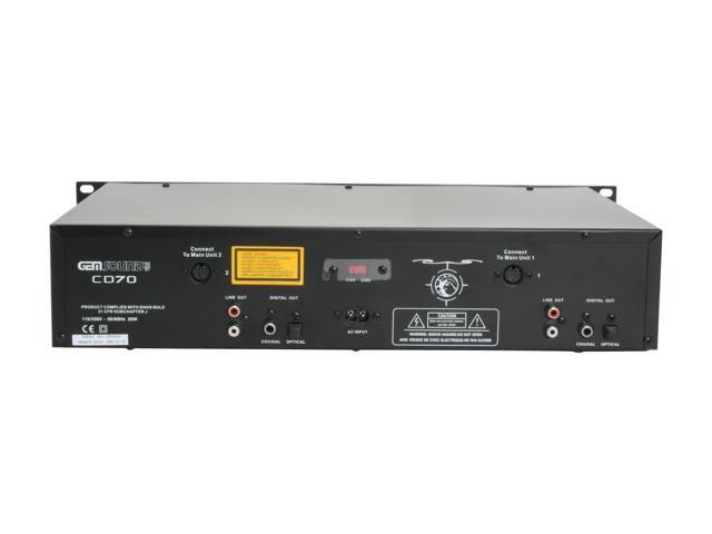 GEM SOUND CD-70 Dual DJ CD Player - Newegg.com