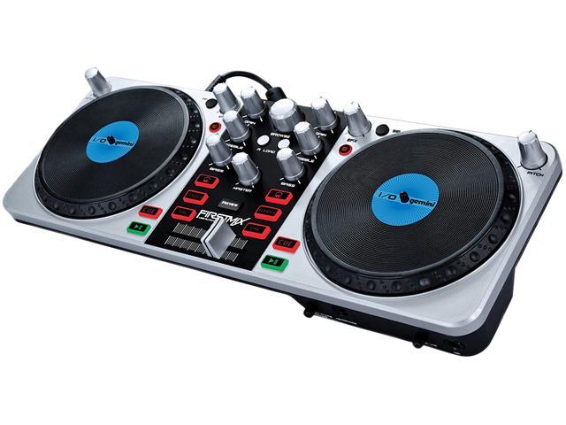 Gemini DJ FIRSTMIX I/O USB DJ Midi Controller with Soundcard - Newegg.com