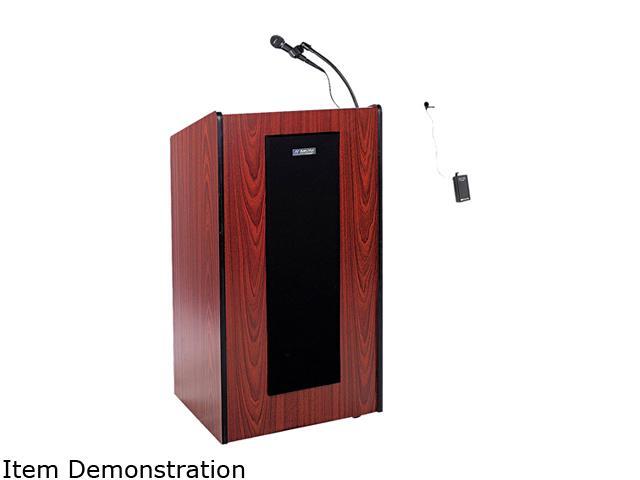AmpliVox SW450-MH Mahogany Wireless Presidential Plus Lectern - Newegg.com