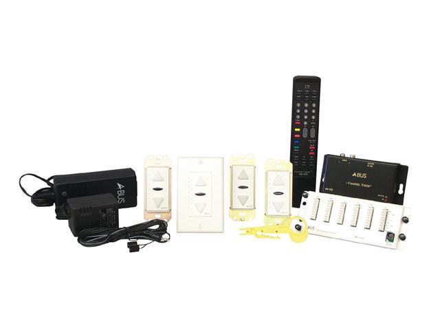 CHANNEL VISION AB-902 1-Source/4-Zone A-BUS Audio Kit w/Panel ...