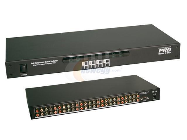 CHANNEL VISION P-1420 6x4 HDTV Component A/V Matrix Switcher - Newegg.com