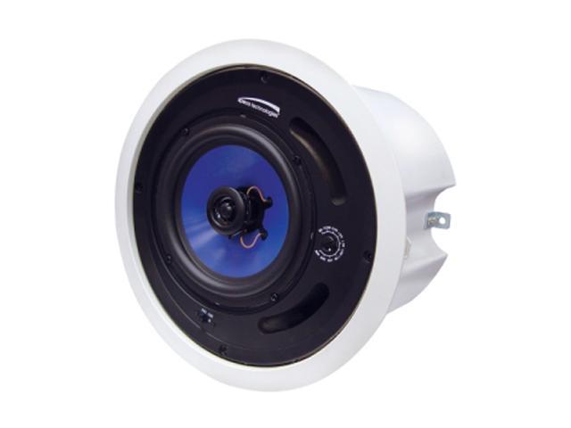 Speco Tech SP-6MA/T 6.5" 70/25V Commercial ABS Plastic Back Can Speaker ...