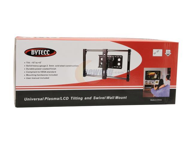 Open Box: BYTECC BT-3050TSX-BK Black 30" - 50" Full Motion Extended ...