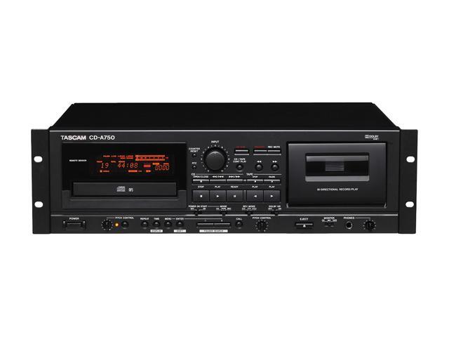 TASCAM - Combination CD Player & Cassette Recorder (CD-A750) - Newegg.com