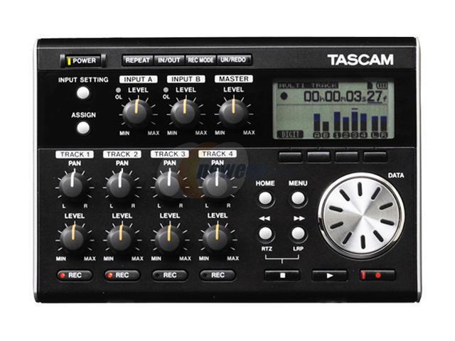 TASCAM DP004 4-Track Digital Pocketstudio - Newegg.com