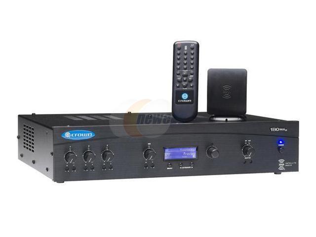 CROWN 180MAX Commercial Audio Series XM Radio - Mixer - Amplifier ...