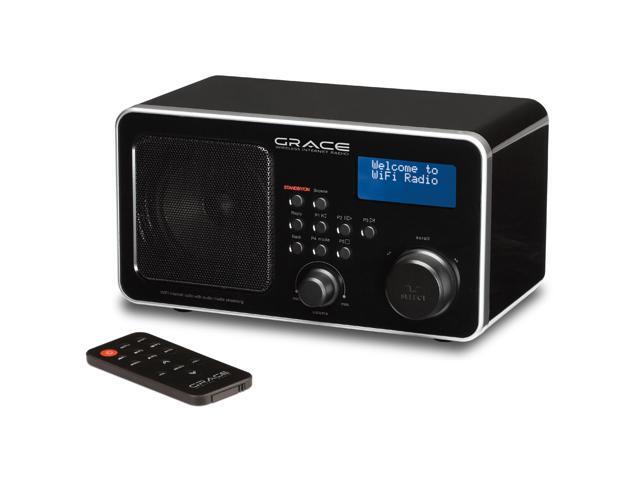 Grace Wireless Internet Radio w/Remote, Aux In Jack GDI-IR2000 - Newegg.com