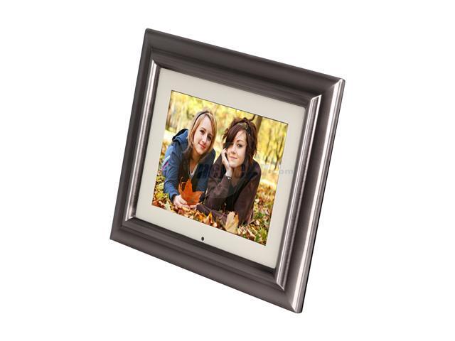INVION DPF-8TCH-SLV 8" Touch Screen 800 x 600 Digital Photo Frame ...