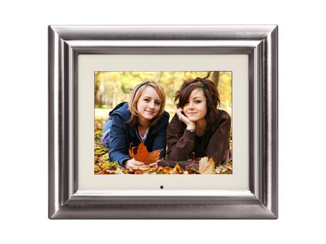 INVION DPF-8TCH-SLV 8" Touch Screen 800 x 600 Digital Photo Frame ...