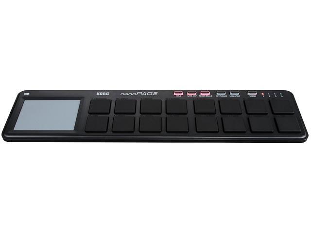 Korg nanoPAD2 Slim Line USB Drum Pad Controller (Black) - Newegg.com