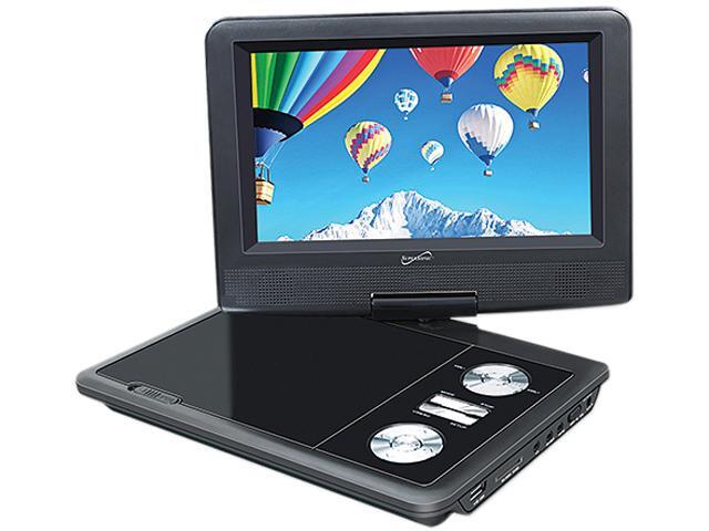 Supersonic 7" Portable DVD Player with Swivel Display, Built-in USB and ...
