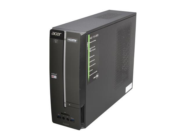 Acer Desktop PC Aspire X AXC-115-UR20 AMD E2-6110 4GB DDR3 500GB HDD ...