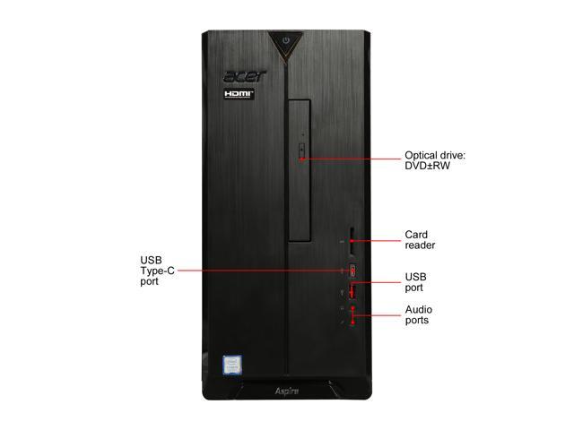 Refurbished: Acer Grade A Desktop Computer Aspire TC TC-885-UR12 Intel ...
