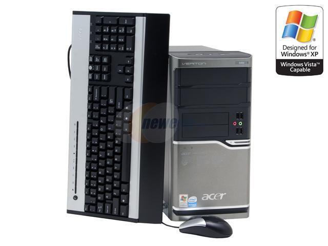 Acer Desktop PC Veriton VT6800-U-P8200 AMD Phenom II X4 820 512MB DDR2 ...