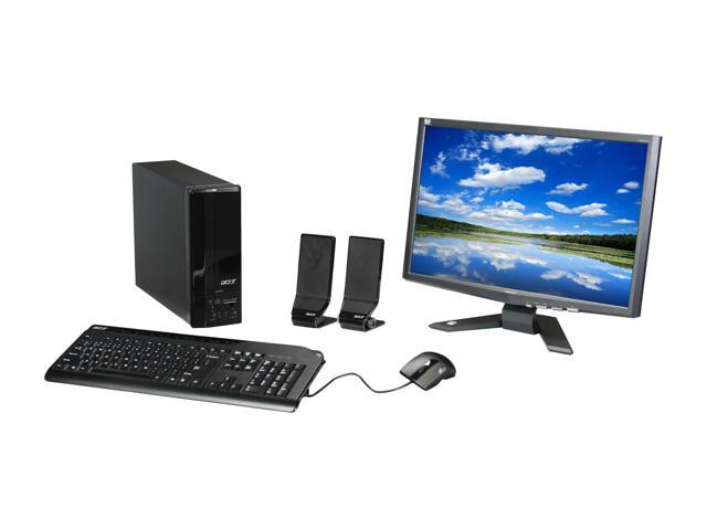 Acer Desktop PC Aspire AX1200-B1792A AMD Athlon X2 4850e 4GB DDR2 320GB ...