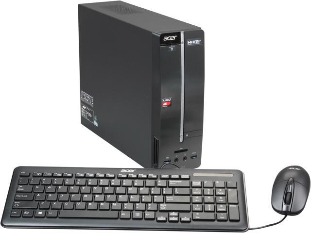 Acer Desktop PC AXC-105-UR11 AMD A6-5200 6GB DDR3 1TB HDD AMD Radeon HD ...