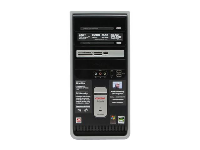 COMPAQ Desktop PC Presario SR1610NX(ED865AA) 3200+ 256MB DDR 80GB HDD ...