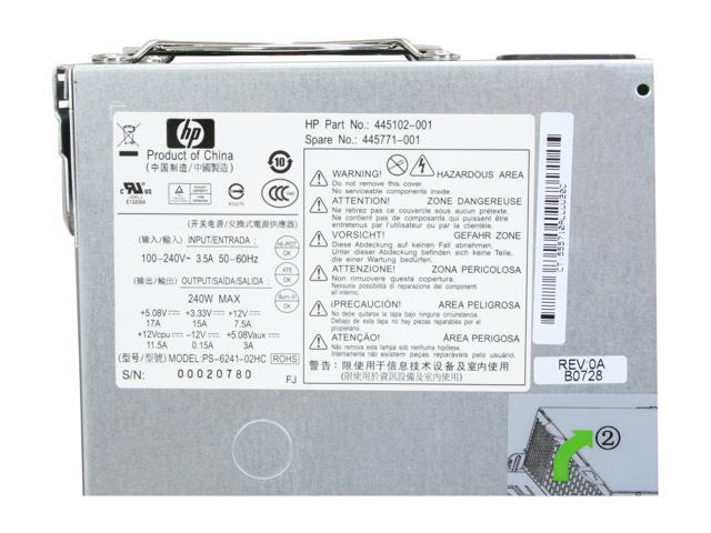 HP Desktop PC rp5700(KA377UT) Intel Pentium E2160 1GB DDR2 2 x 80GB HDD ...