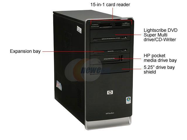 Refurbished: HP Desktop PC Pavilion A6257C(GN709AAR) Intel Core 2 Duo ...