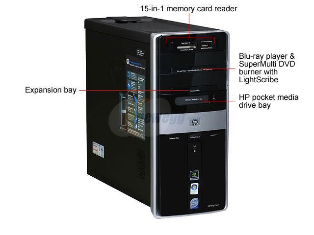 HP Desktop PC Pavilion Elite M9520F(FQ561AA) Intel Core 2 Quad Q8300 ...
