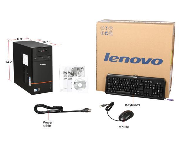 Open Box: Lenovo Desktop PC IdeaCentre H210 H3643 (53552NU) Intel ...