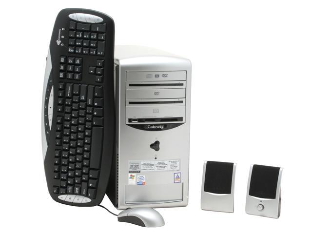 Gateway Desktop PC 831GM Intel Pentium 4 630 512MB DDR 200GB HDD ...