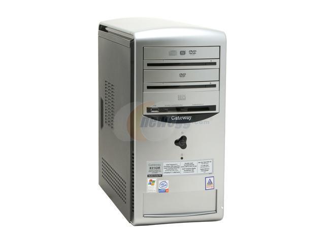 Gateway Desktop PC 831GM Intel Pentium 4 630 512MB DDR 200GB HDD ...