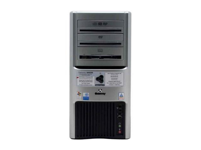 Gateway Desktop PC 840GM Intel Pentium D 830 1GB DDR2 250GB HDD Windows ...