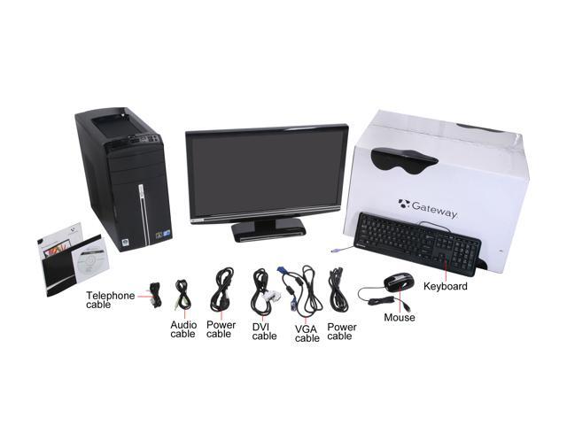 Gateway Desktop PC DX Series DX4820-02 Intel Core 2 Quad Q8400 8GB DDR3 ...