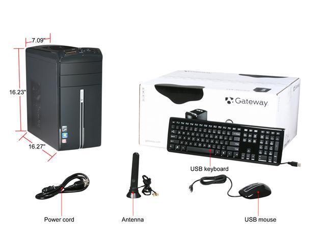 Gateway Desktop PC DX Series DX4320-17 AMD Phenom II X4 945 8GB DDR3 ...