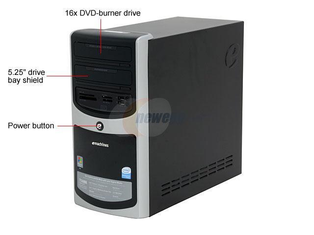 eMachines Desktop PC T5088 Intel Pentium 4 641 512MB DDR2 160GB HDD ...
