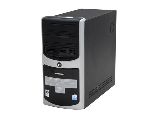 Open Box: eMachines Desktop PC T5086 - RA Intel Pentium 4 631 1GB DDR2 ...