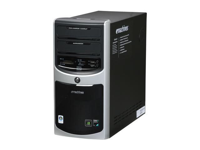 eMachines Desktop PC ET1161-07 AMD Athlon X2 4050e 3GB DDR2 320GB HDD ...